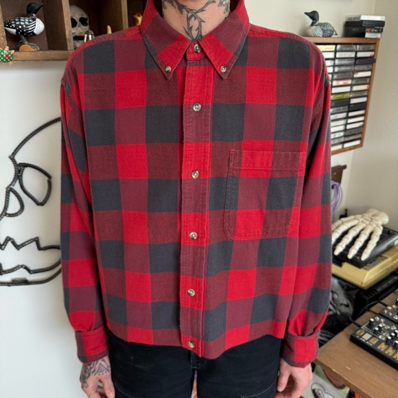 Bass Pro Shops | Shirts | Vintage 9s 2000s Cropped Bass Pro Shops Red ...